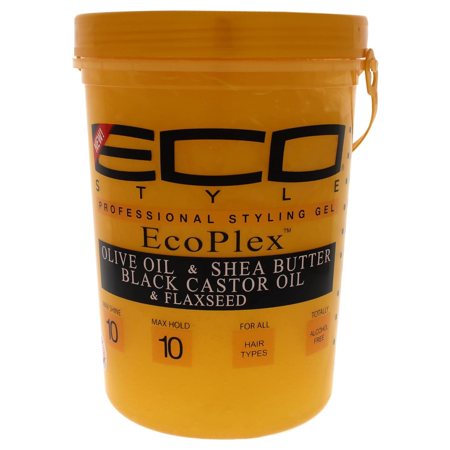 Eco Style Black Castor Oil with Olive Oil, Shea Butter and Flaxseed ...