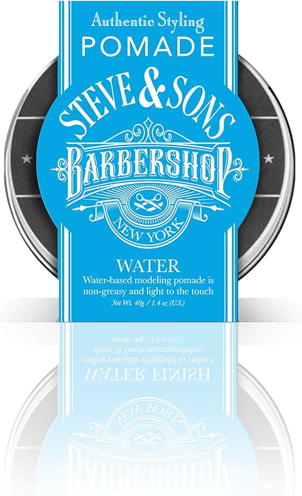 Steve & Sons Barbershop Authentic Pomade Water Finish 40g – Kuddy Cosmetics