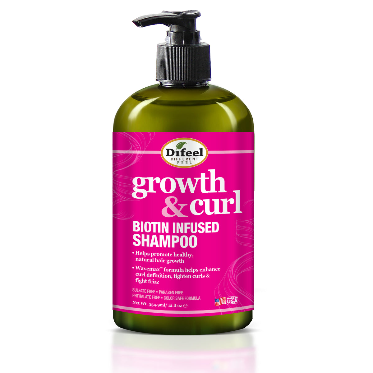 Difeel Biotin Growth & Curl Shampoo 12oz – Kuddy Cosmetics