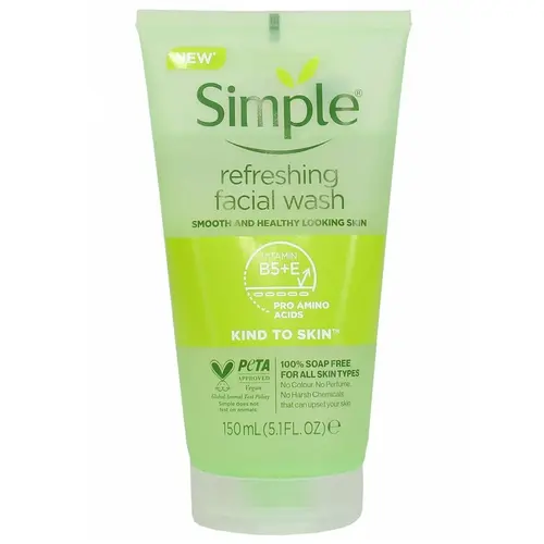 Simple Refreshing Facial Wash 150ml – Kuddy Cosmetics